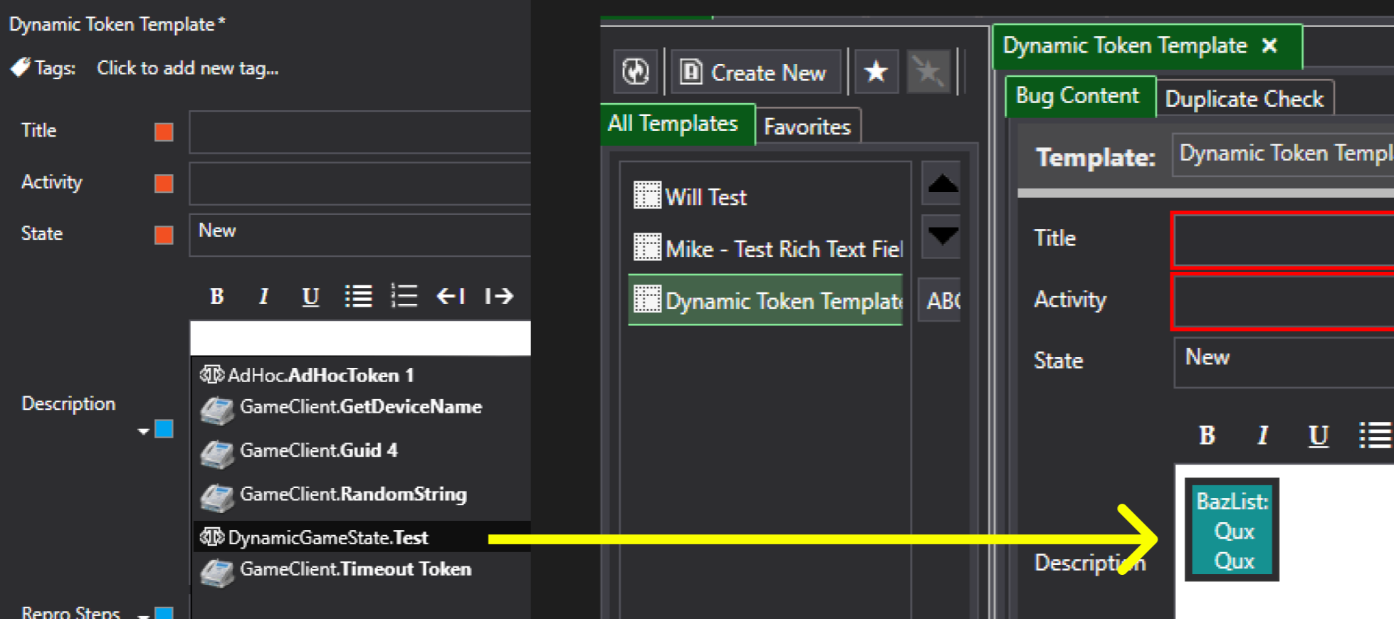 What Is a Dynamic Game State Token?